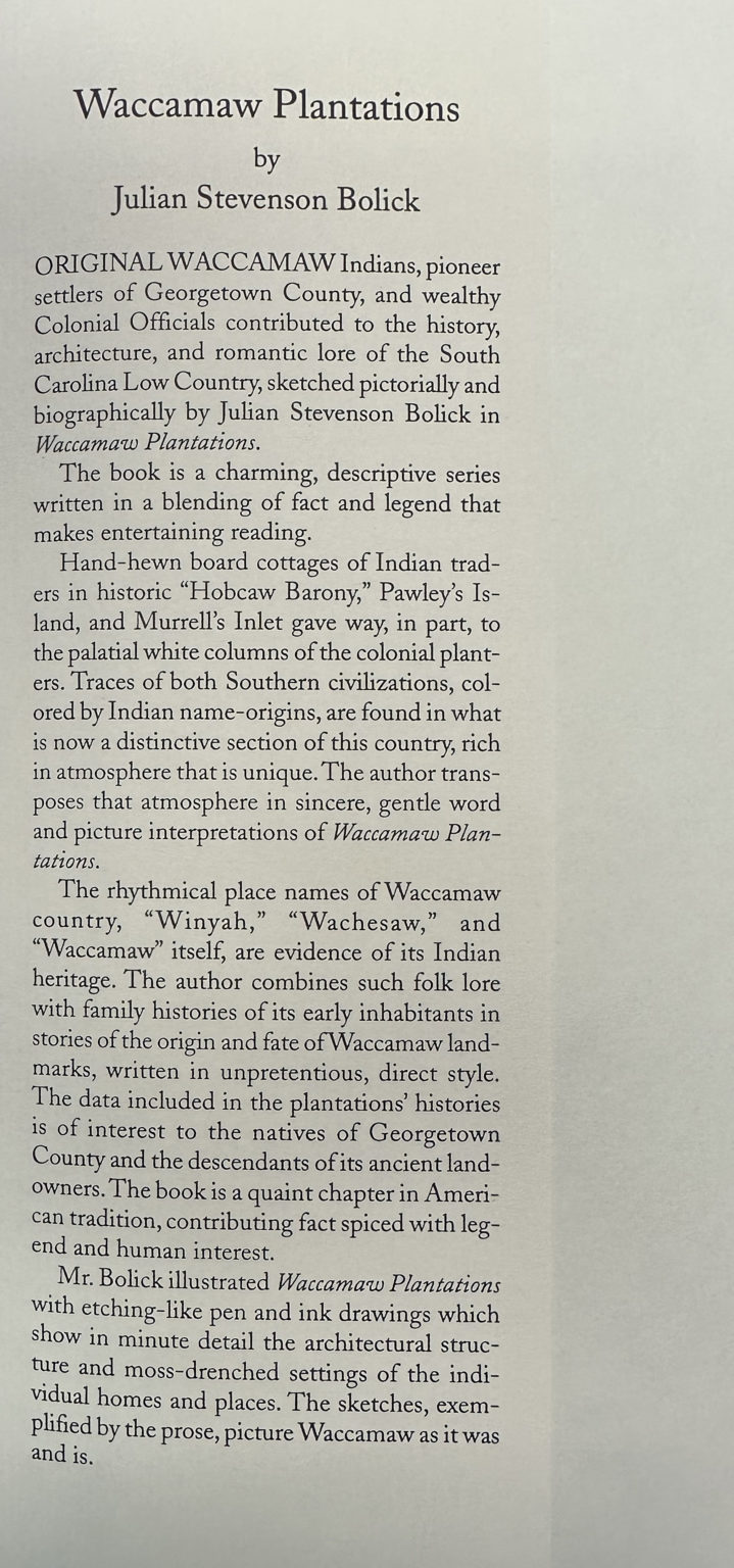 Georgetown Plantations - Georgetown County Museum